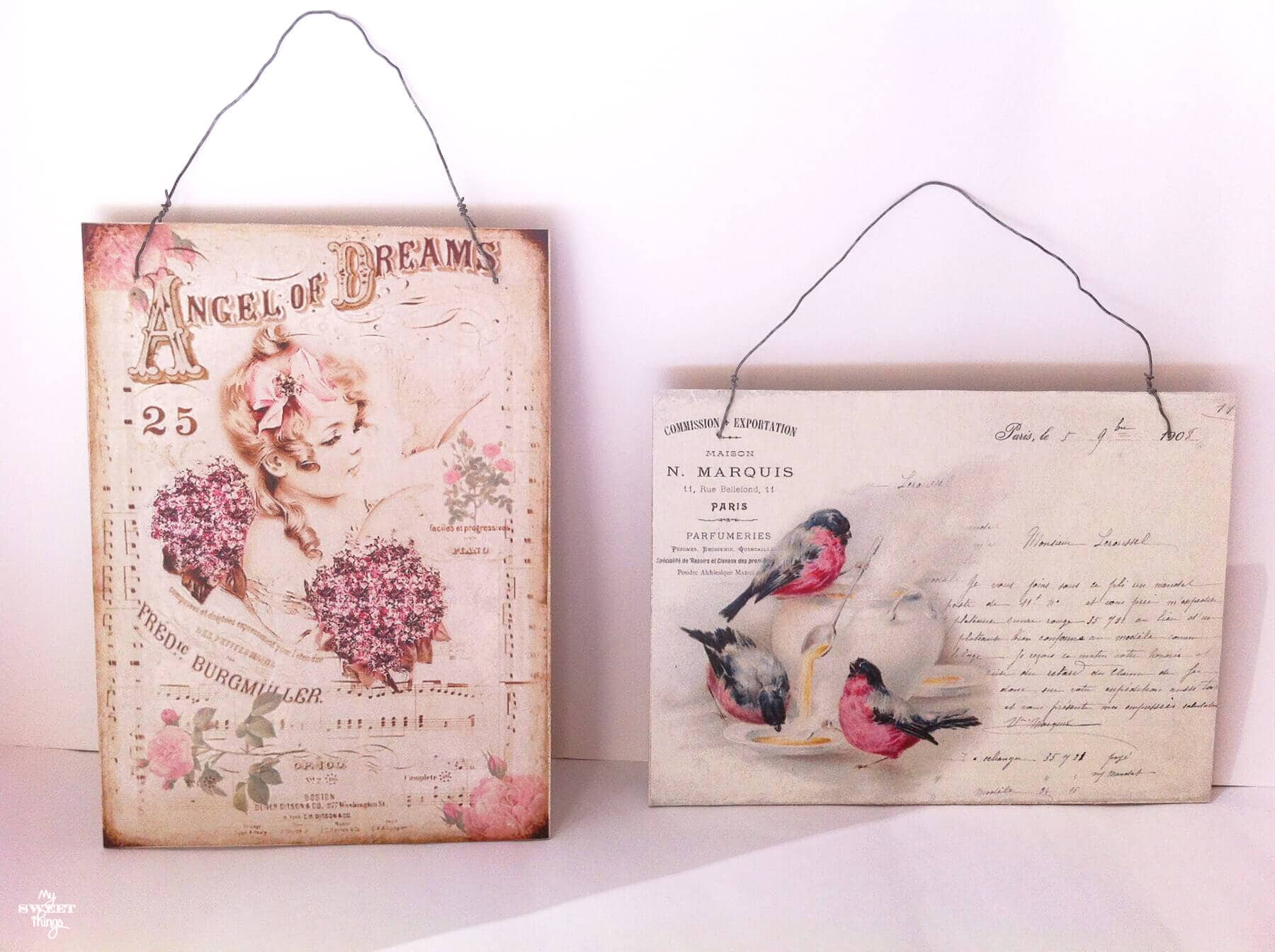 Decorative Vintage Signs • My Sweet Things
