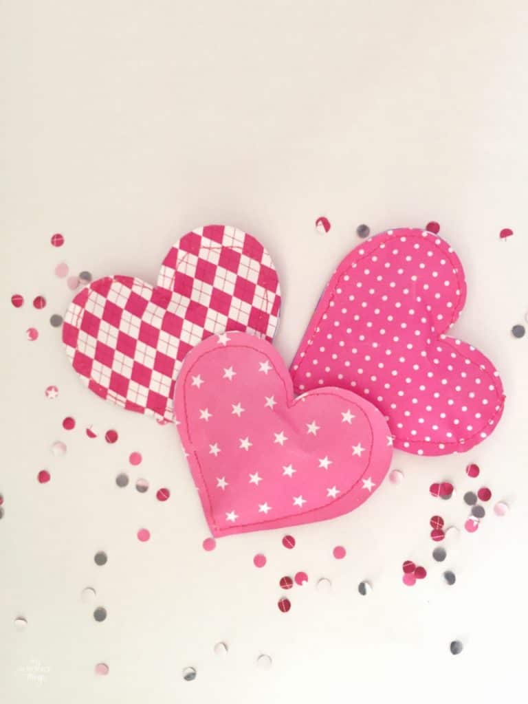 Handmade Valentine Gift - Paper Heart Pouch • My Sweet Things