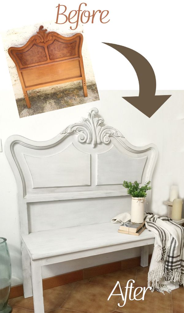 DIY Vintage Headboard Bench Tutorial • My Sweet Things