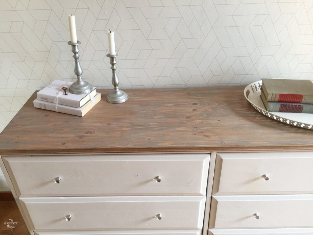 Elegant Two-Tone Sideboard Makeover • My Sweet Things