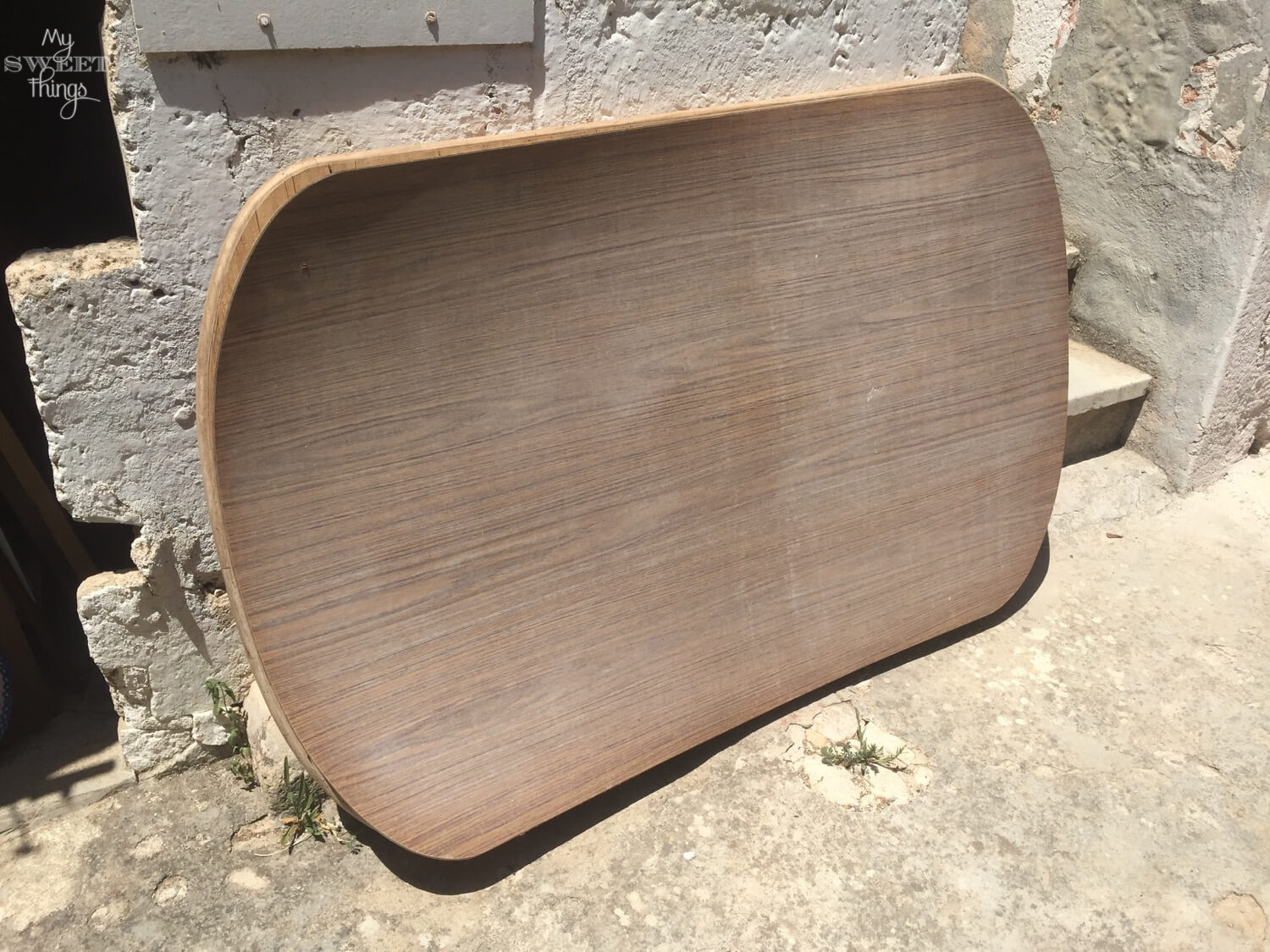 Upcycled Table Into Wooden Wall Display • My Sweet Things