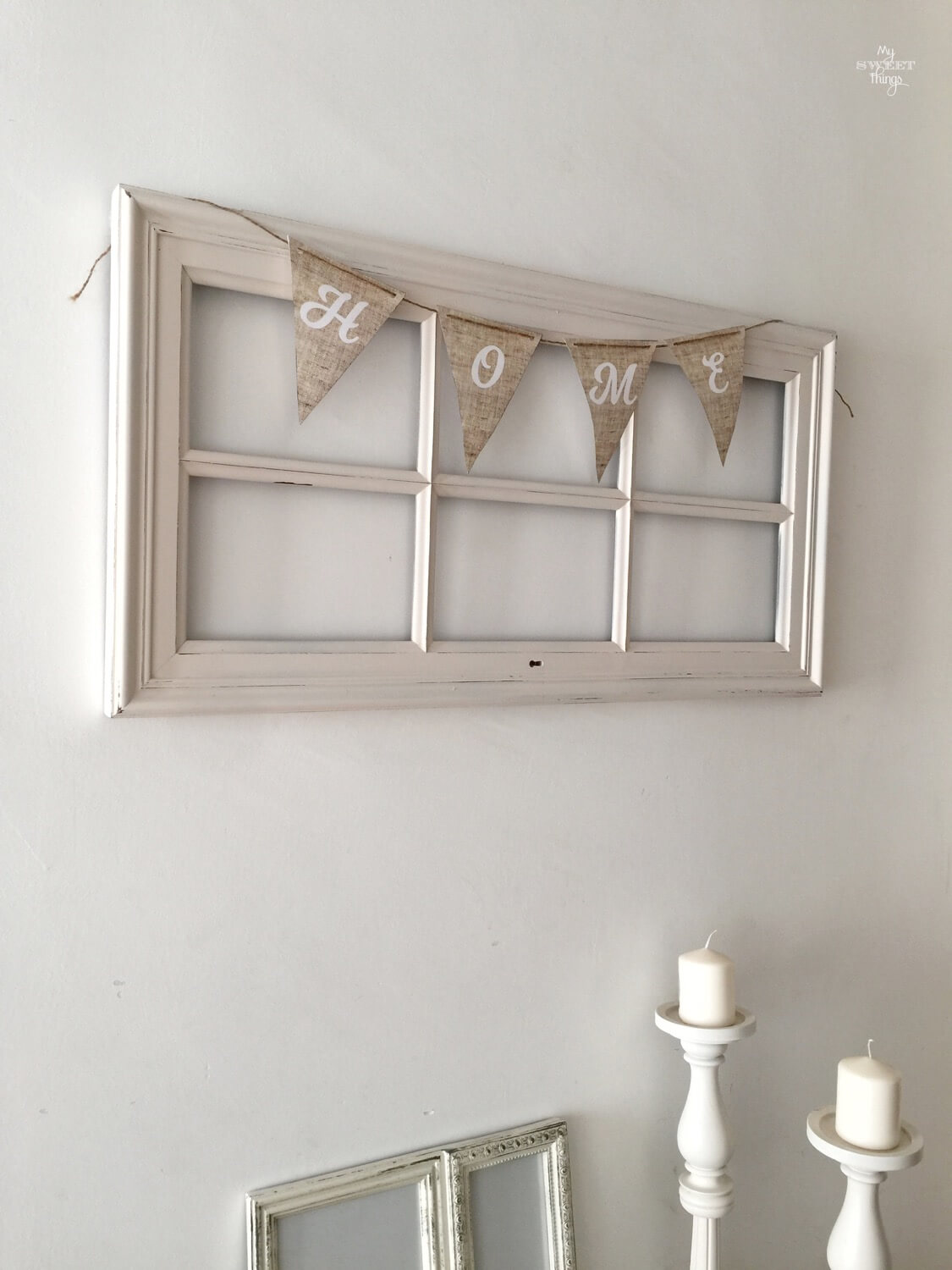 Old Windows Repurposed From Free Finds • My Sweet Things