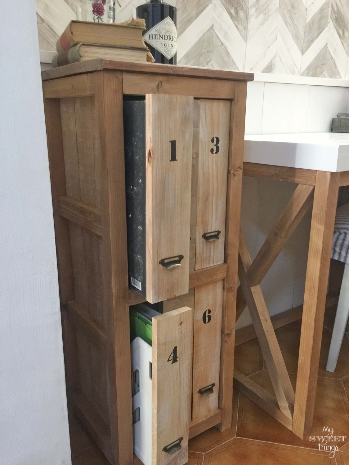 DIY Filing Cabinet Build • My Sweet Things